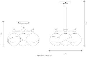 Benedict Three Light Lantern — trella studio