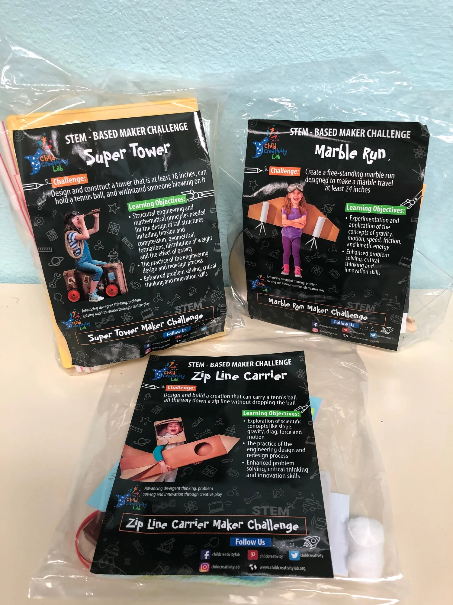 STEAM Challenge Kits — Child Creativity Lab