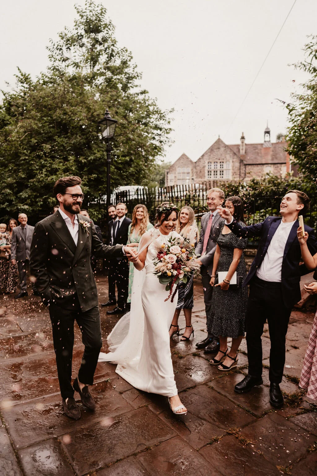 Boho Wedding Flowers at the Mount Without, Bristol | Create Elegant ...