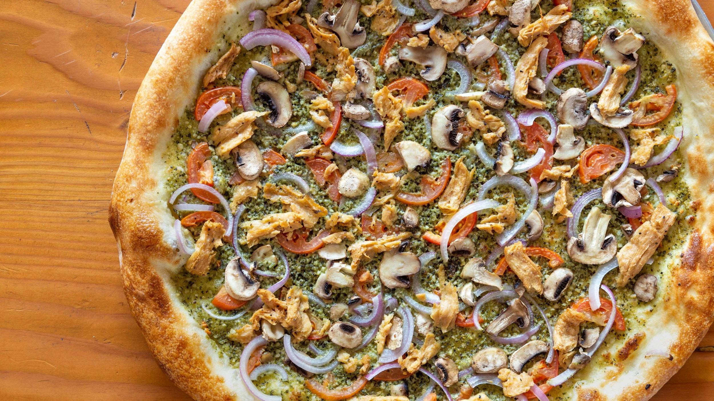 Vegan, Vegetarian, Meat Pizza, Gluten Free options. Delivery and ...