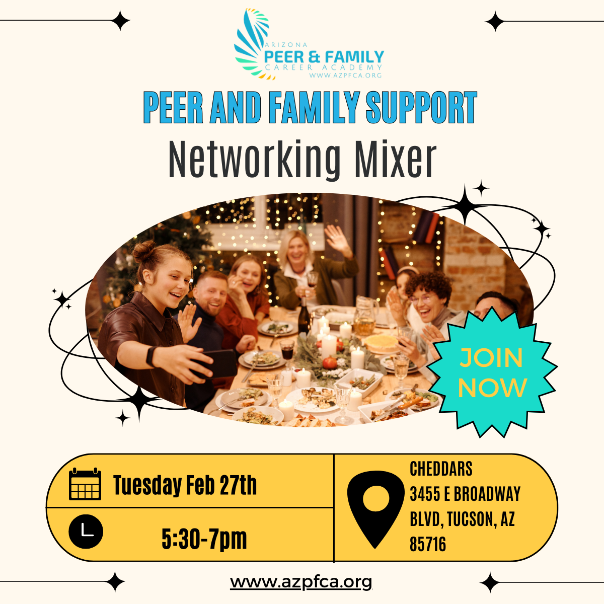 PFCA Calendar — Peer and Family Career Academy