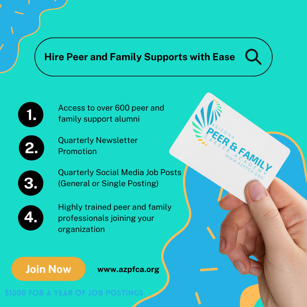 Peer and Family Support Job Openings — Peer and Family Career Academy