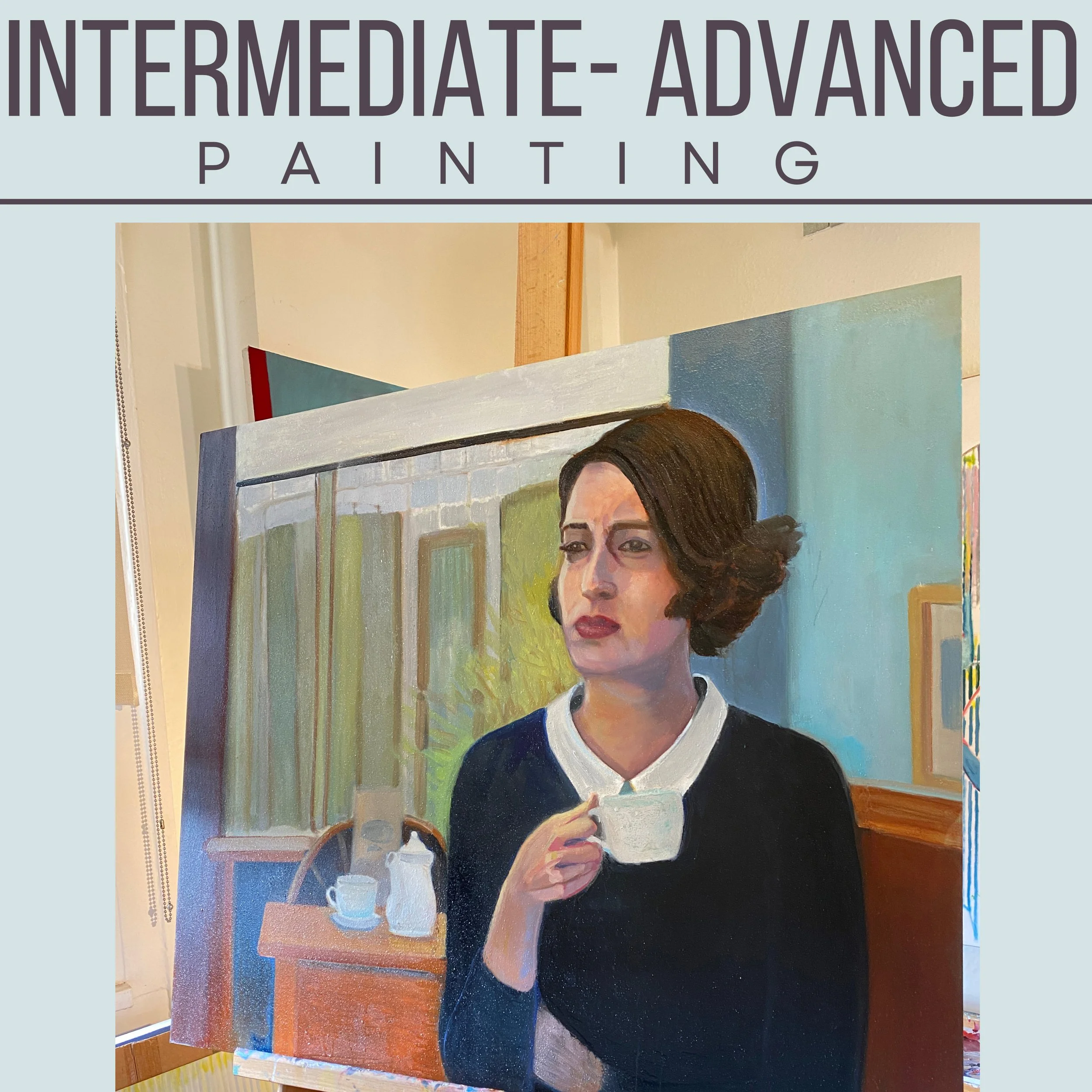 Adult Painting Classes and Mixed Media Workshops at Artist Leslie ...