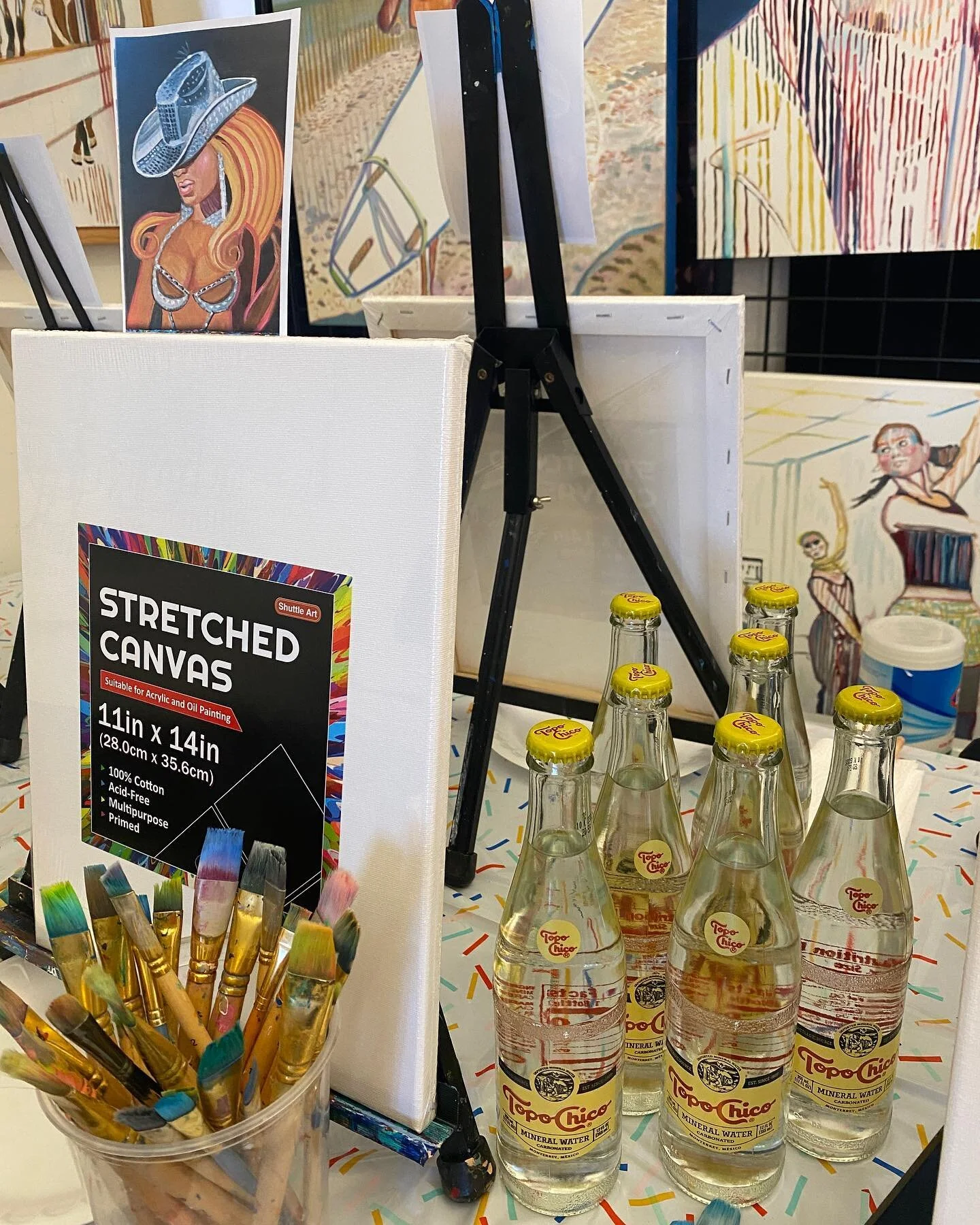 Adult Painting Classes and Mixed Media Workshops at Artist Leslie ...