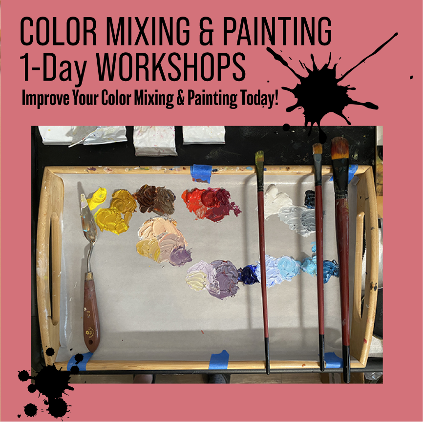 Adult Painting Classes and Mixed Media Workshops at Artist Leslie ...