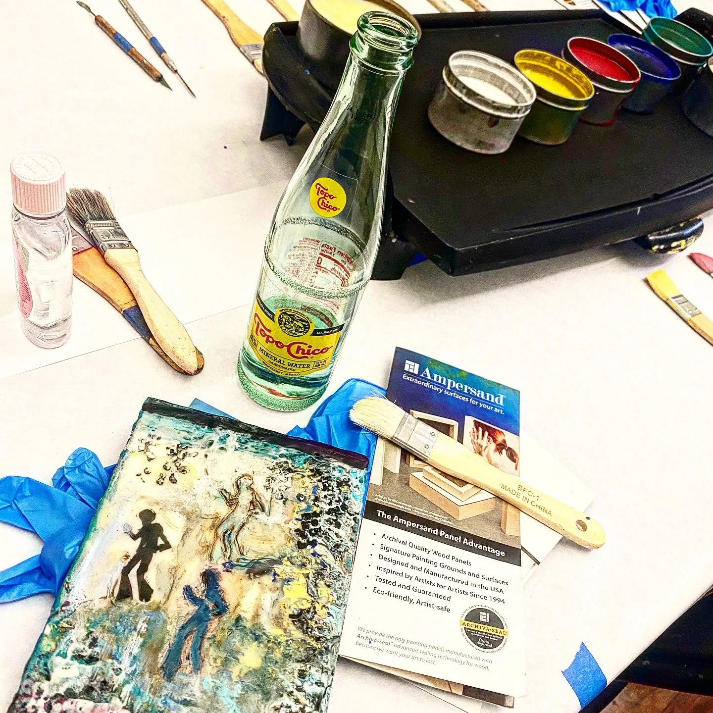 Adult Painting Classes and Mixed Media Workshops at Artist Leslie ...