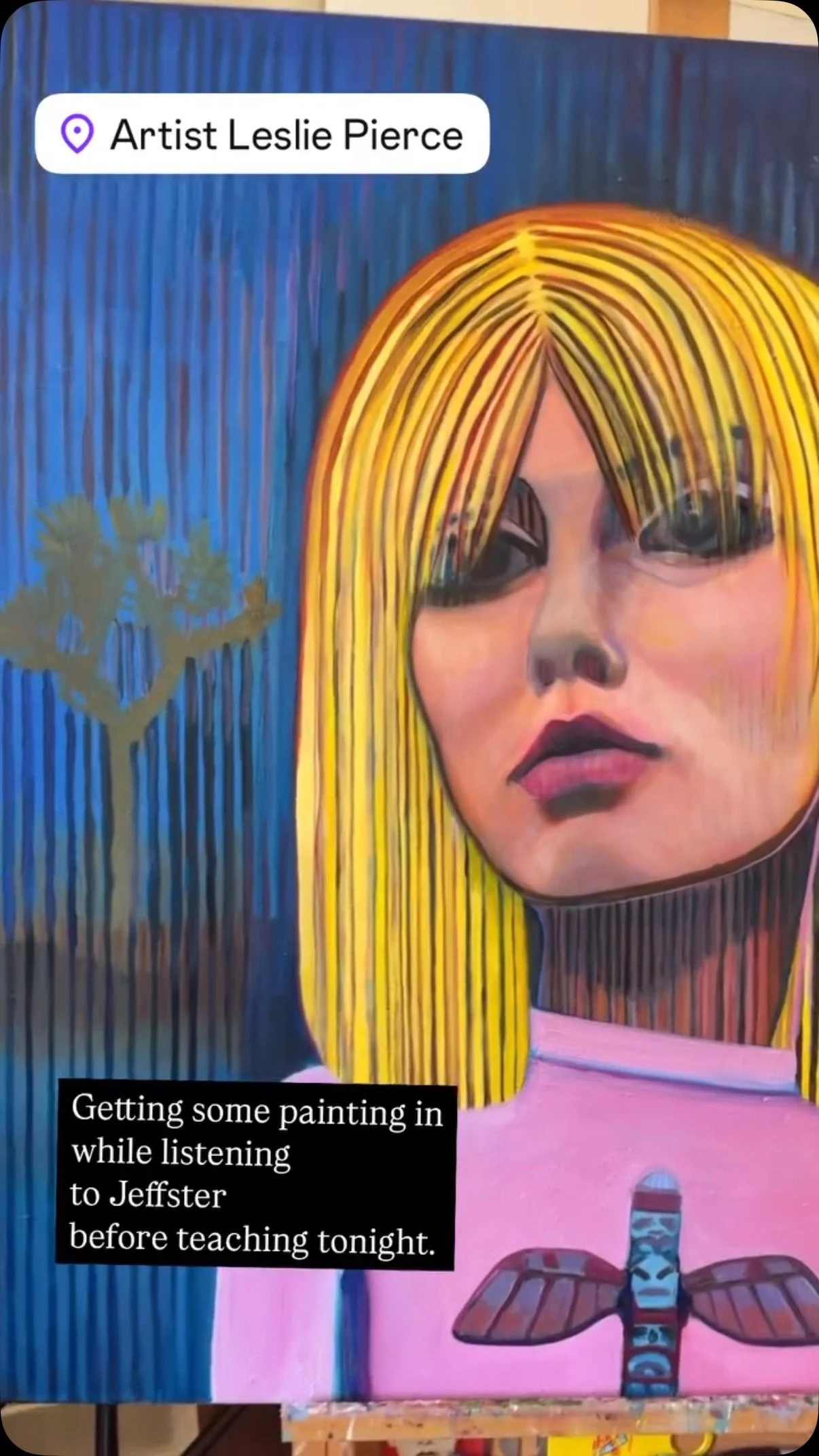 Adult Painting Classes and Mixed Media Workshops at Artist Leslie ...