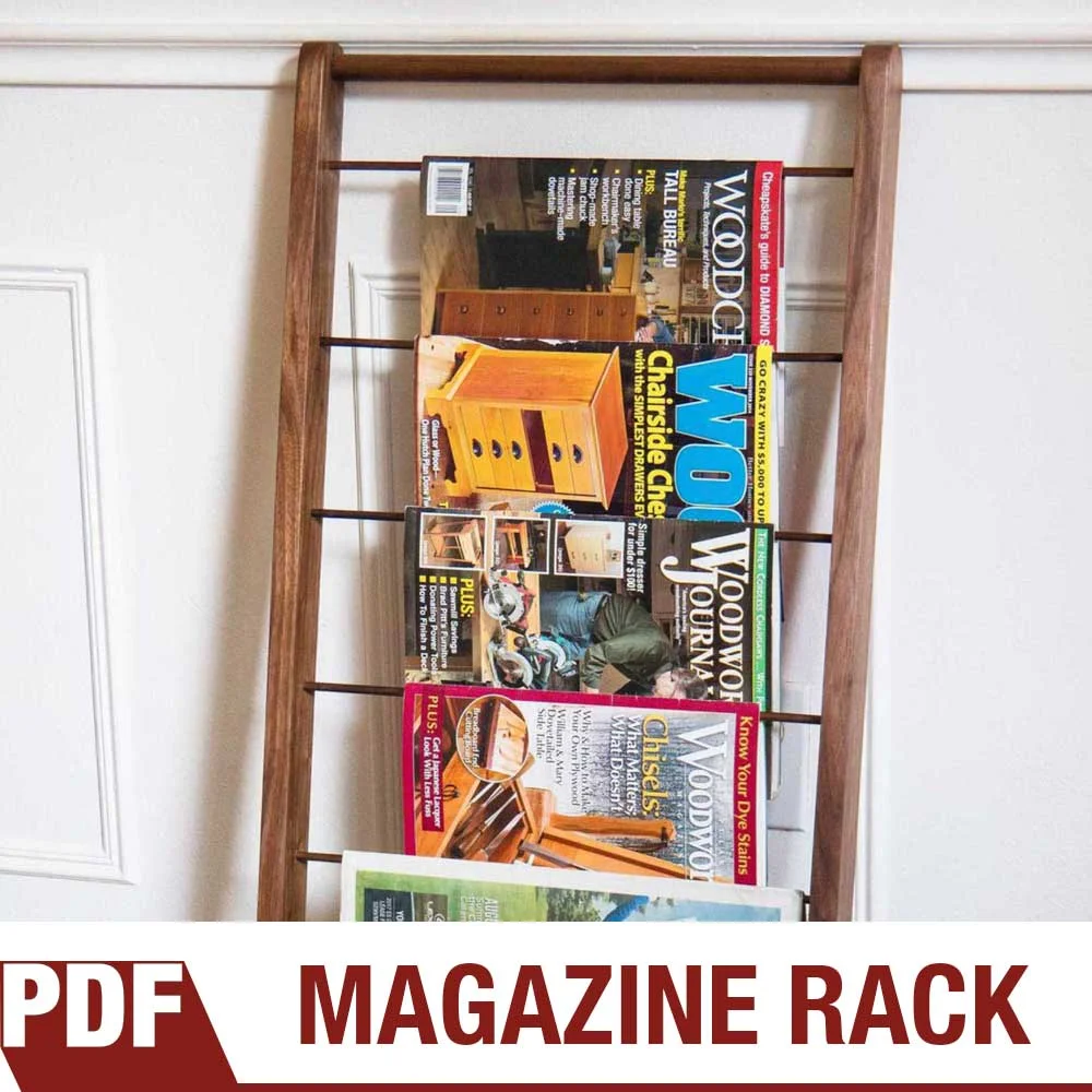 How to Make a Modern Retro Magazine Rack