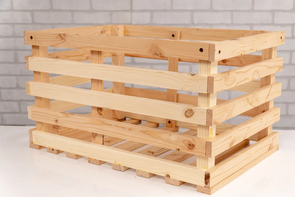 Wood Crate from 2×6 Plans