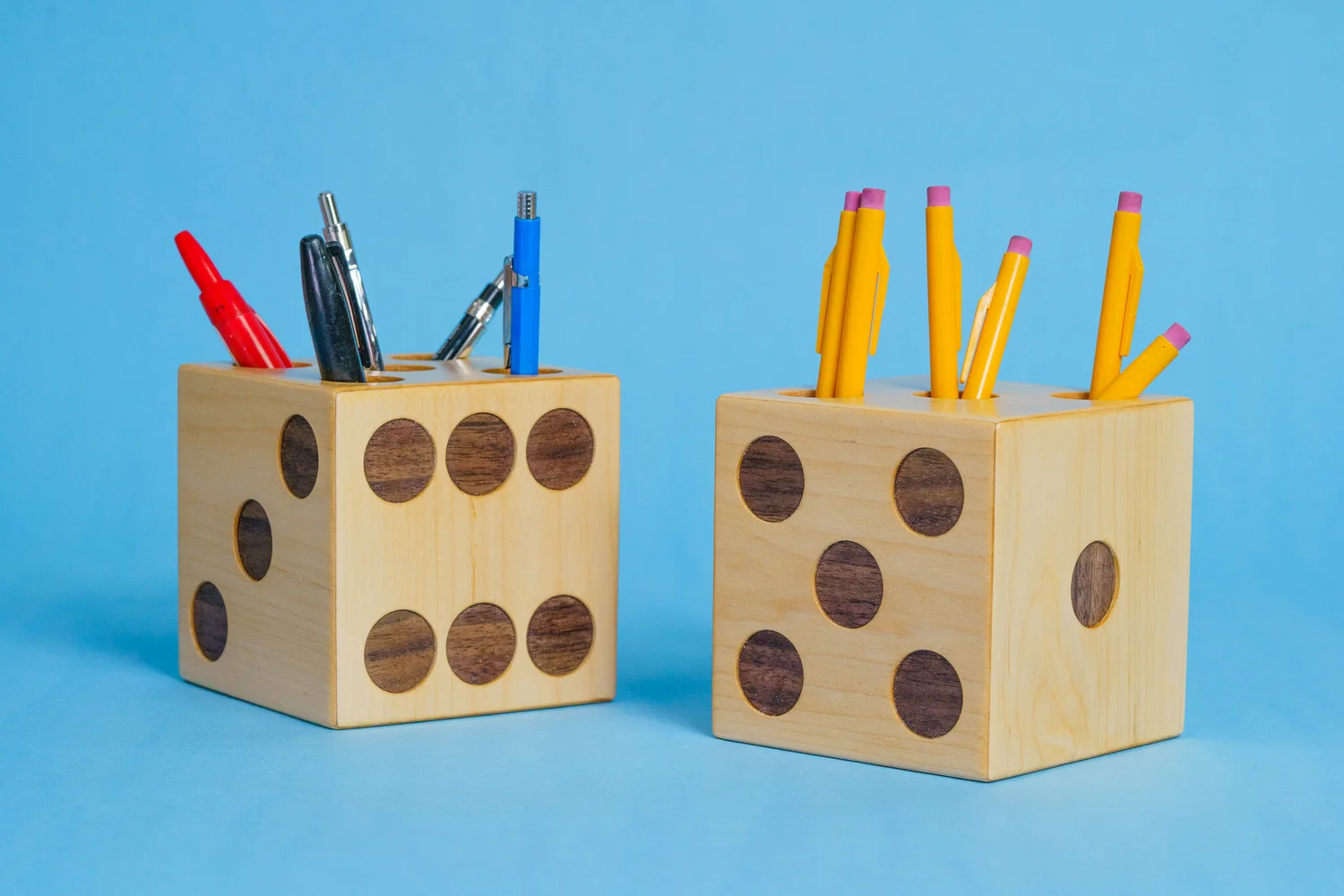 How to Make Dice Pencil Holders