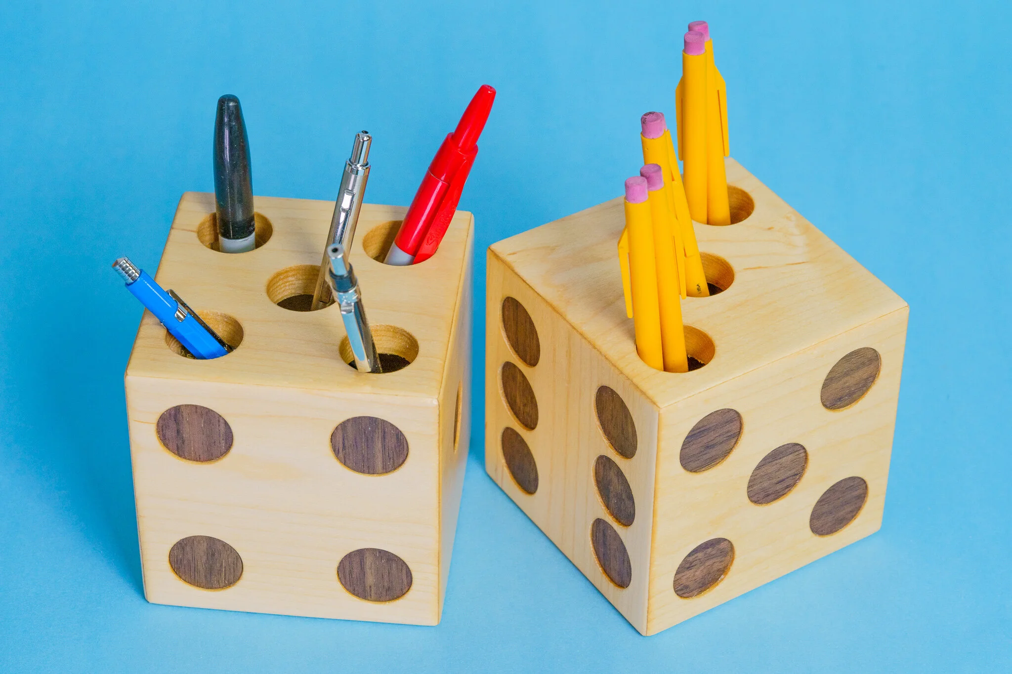 How to Make Dice Pencil Holders
