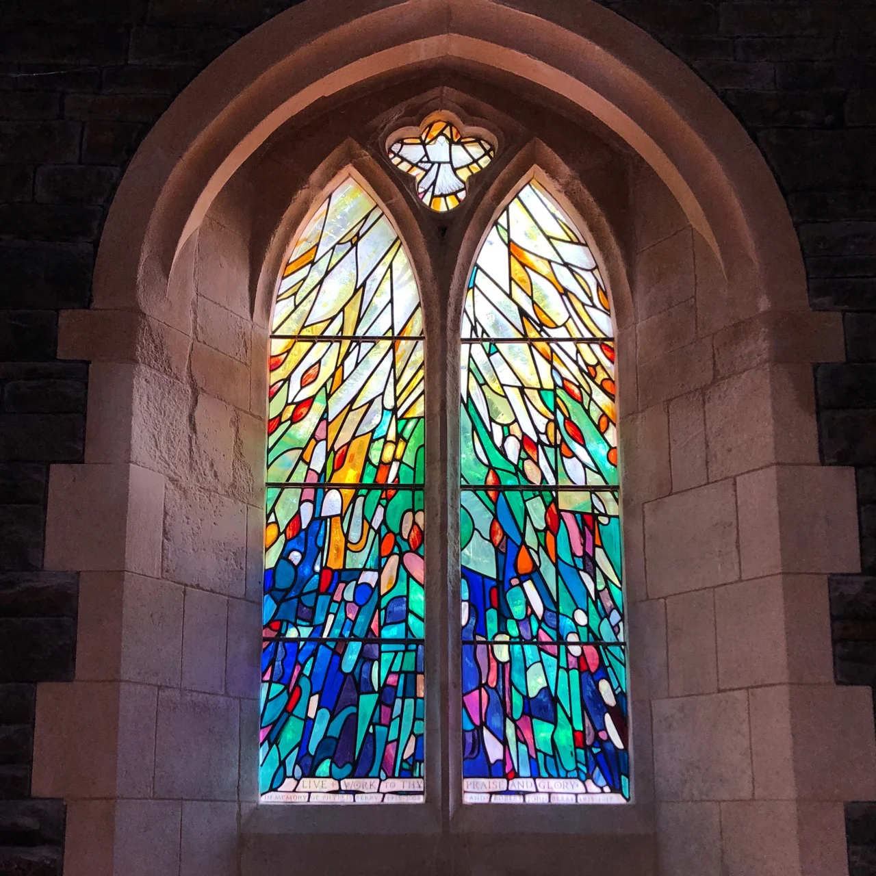 The Pentecost Window, All Saints, Penarth — Ryan Stained Glass