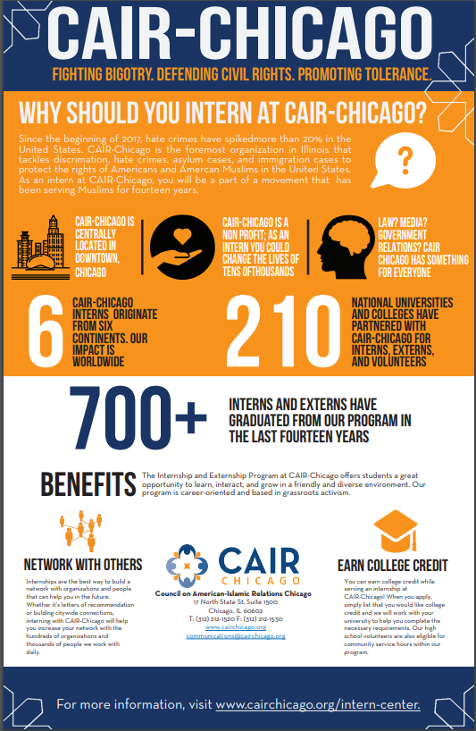 Internships & Externships — CAIR-Chicago