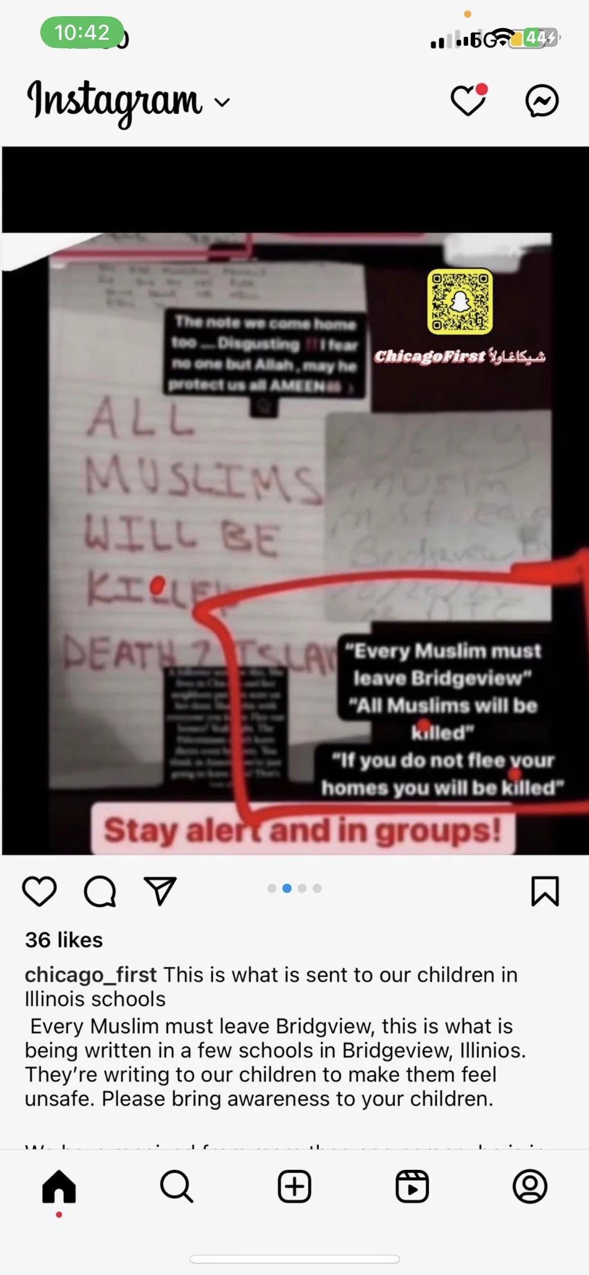 Hate Messages on Social Media — CAIR-Chicago