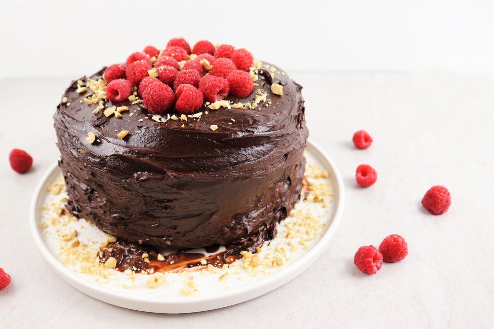 Chocolate Raspberry Cake — Your Weird Vegan Friend