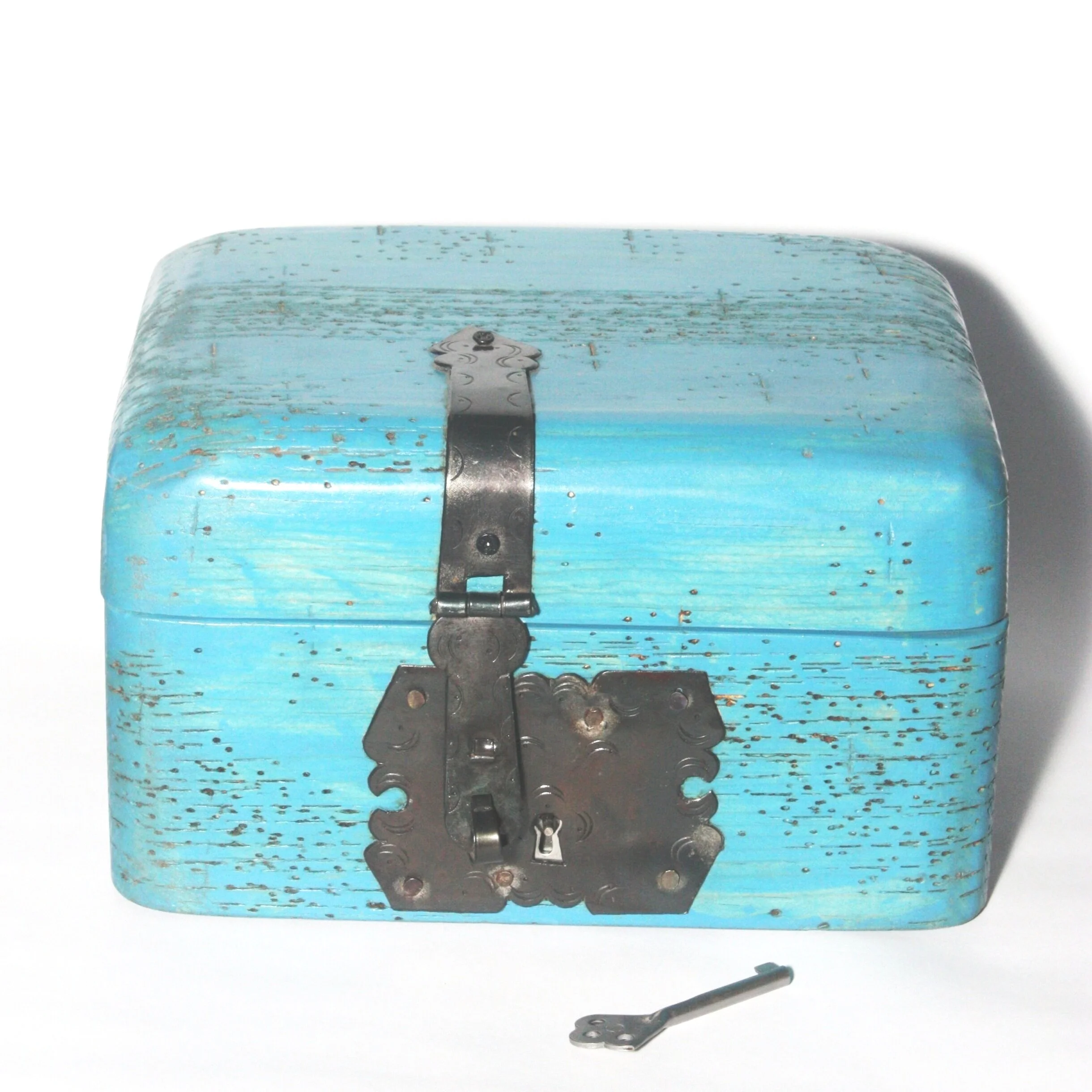 Wooden Box: Blue — Zocalo Casa + Jardin