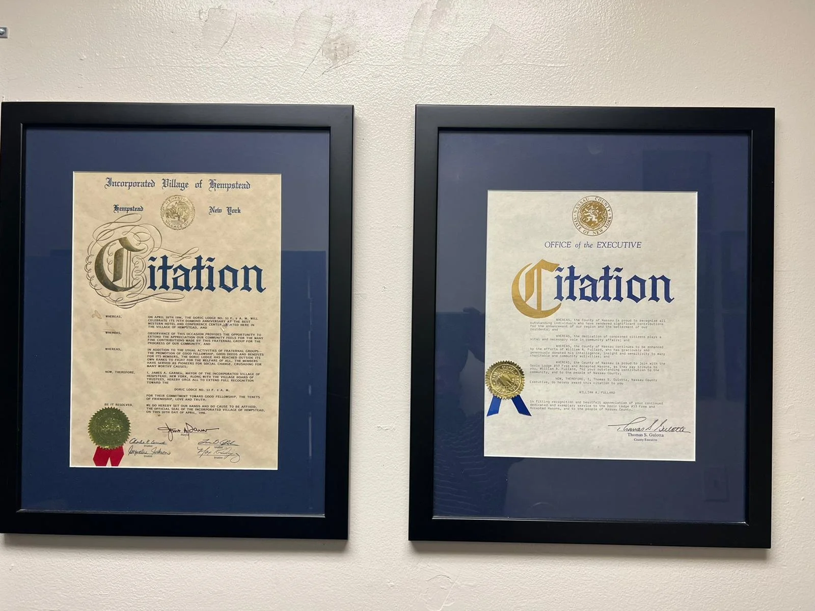 Past Masters Corner — Doric Lodge #53