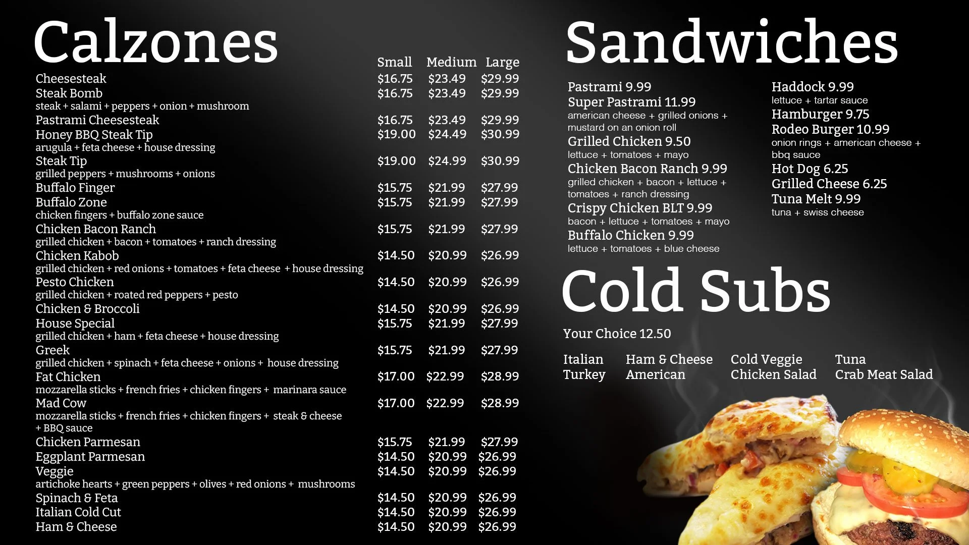 Menu — Ramzi's Roast Beef