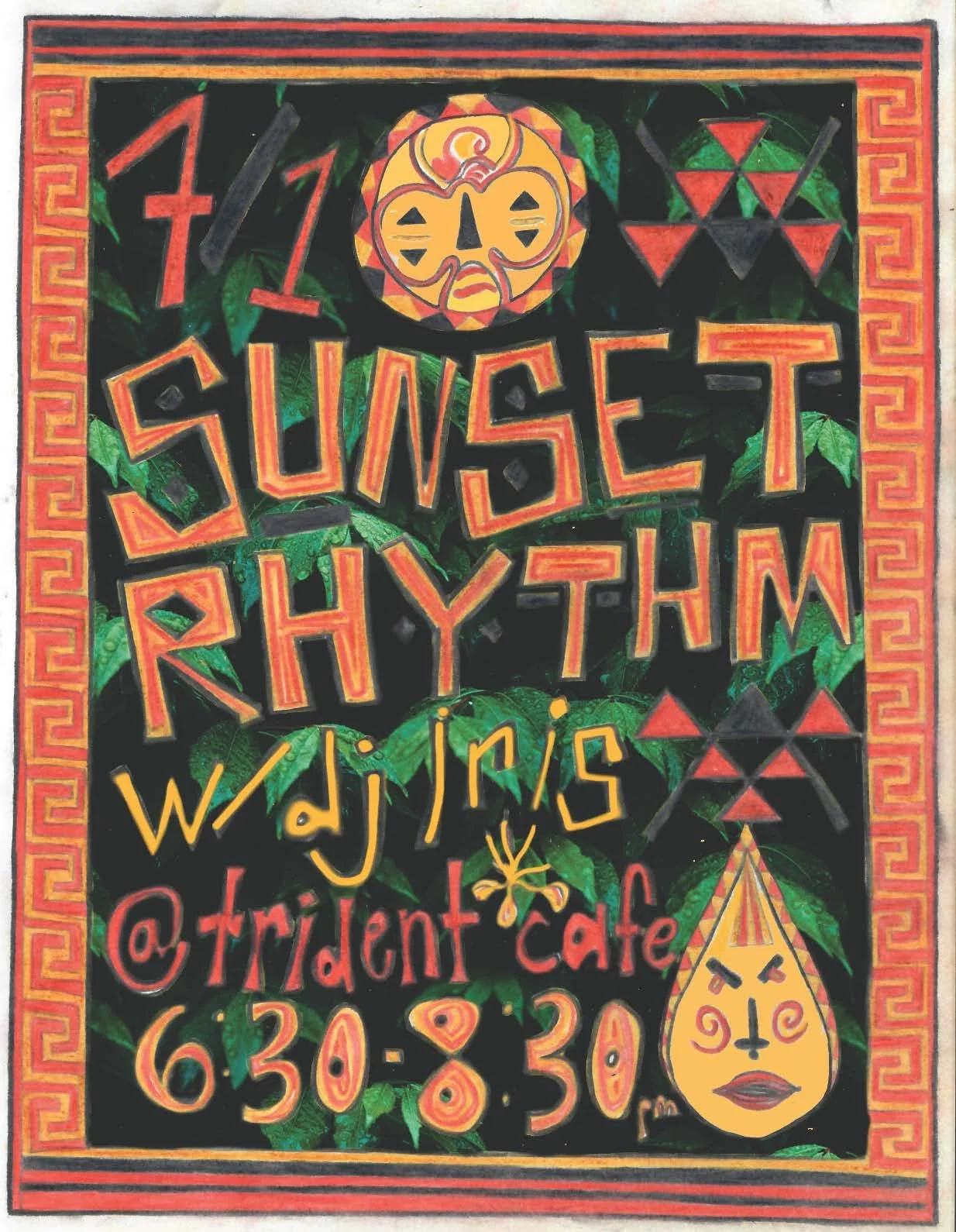 Sunset Rhythm w/DJ Iris — Trident Booksellers & Cafe