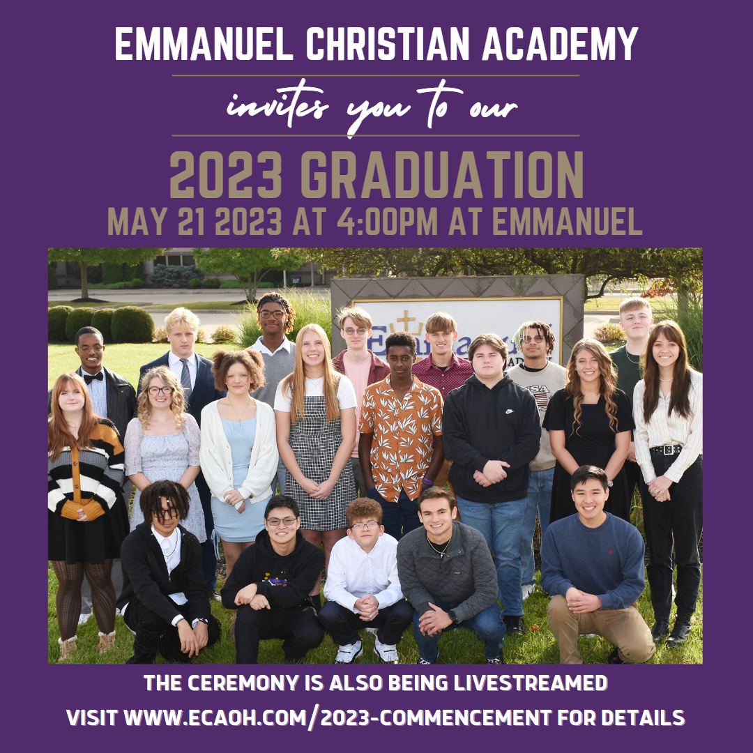 Class of 2023 Commencement Announcement — Emmanuel Christian Academy