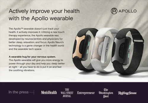 Apollo Wearable: Gentle “Touch Therapy” Vibration to Activate Calm and ...