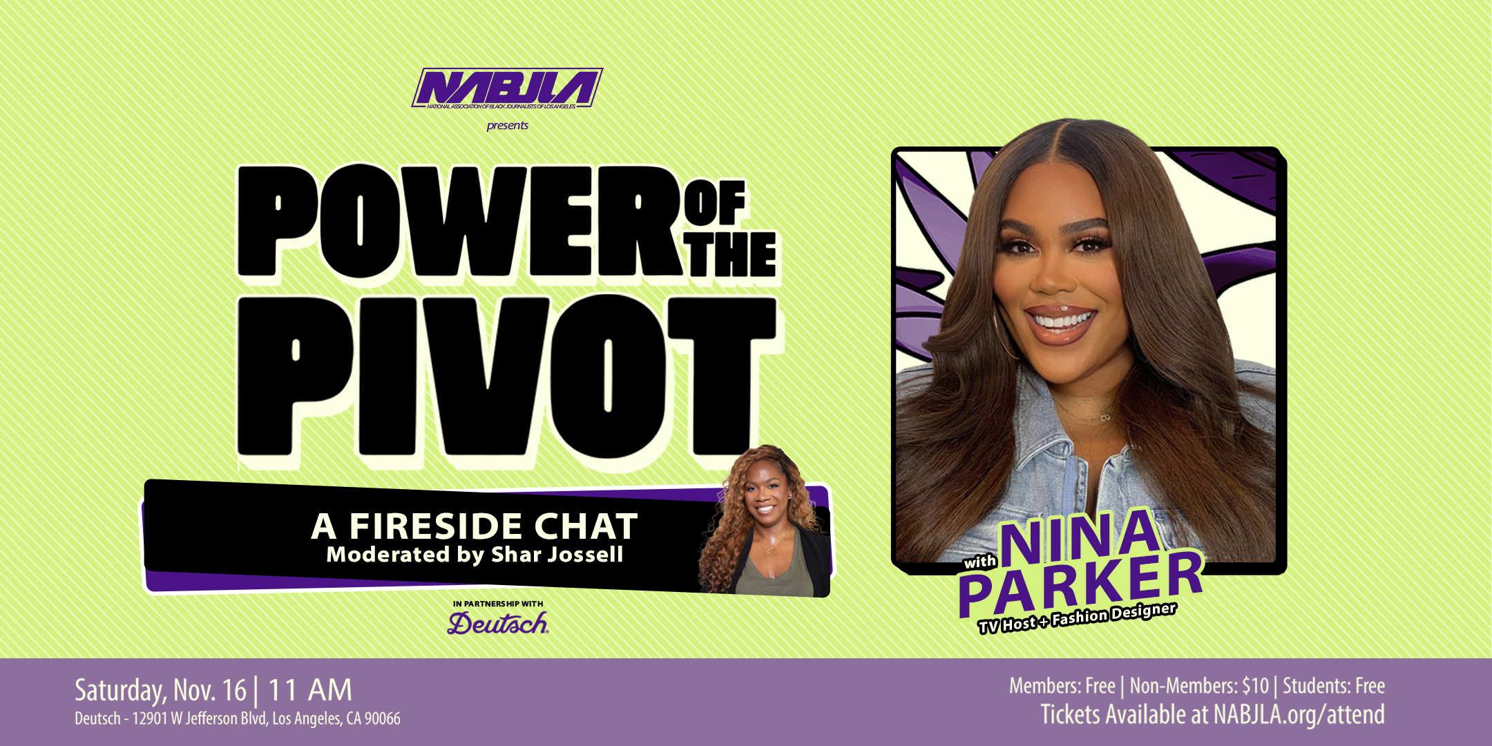 Power of the Pivot with Nina Parker — NABJLA