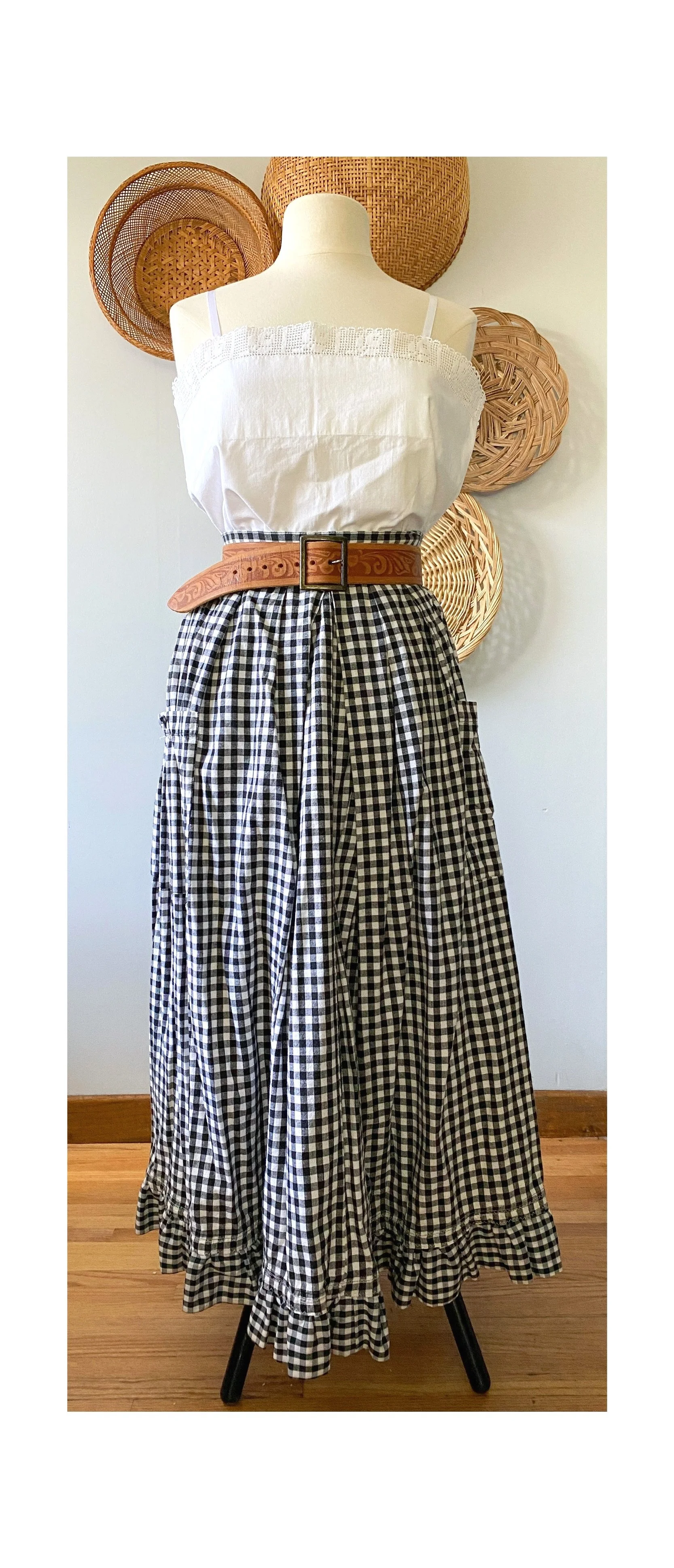 Vintage Red Snap Bell Bottom Jeans (28) | Wild Ways Vintage