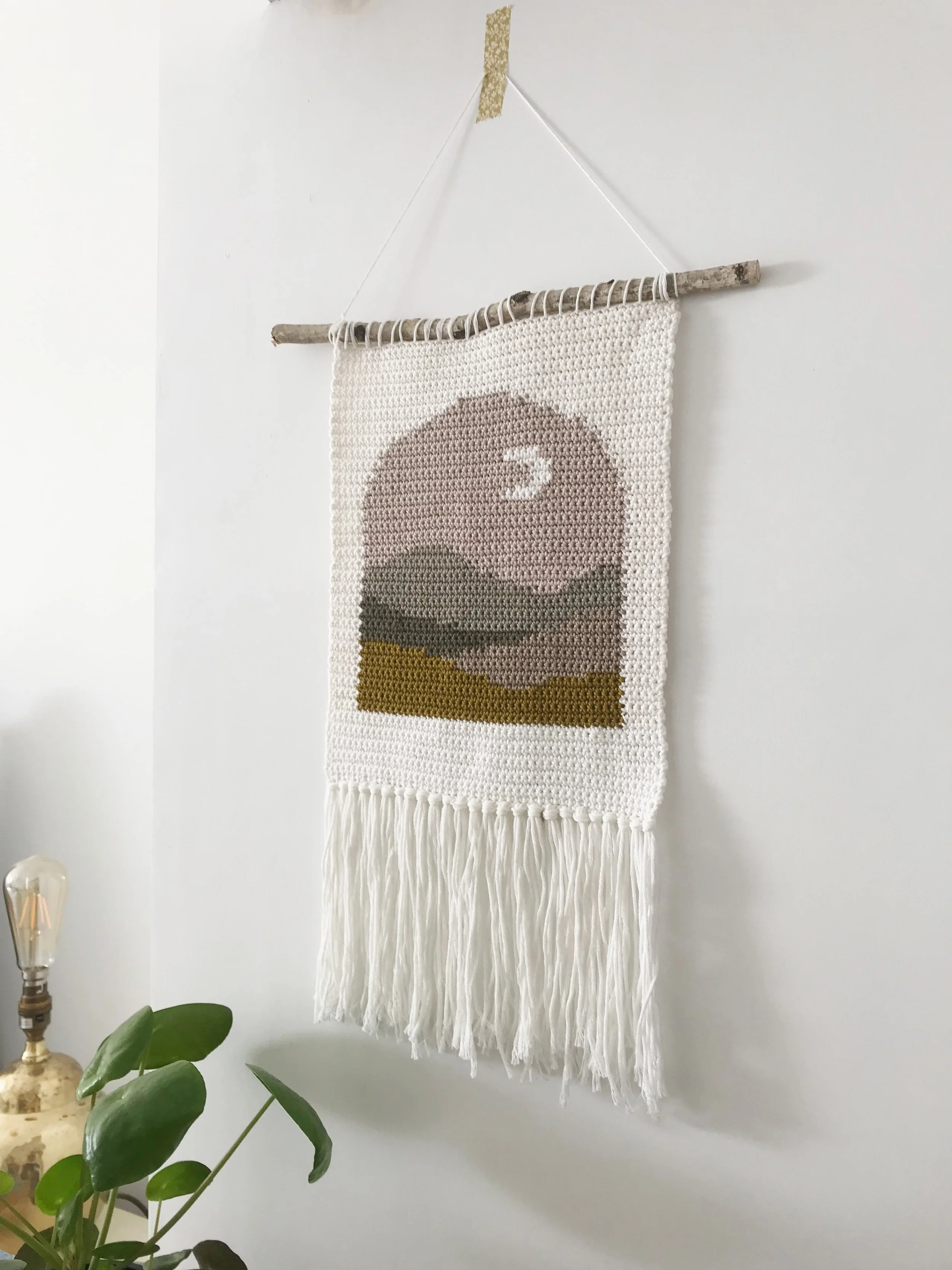 Moon Arch Wall Hanging - crochet pattern PDF — logii