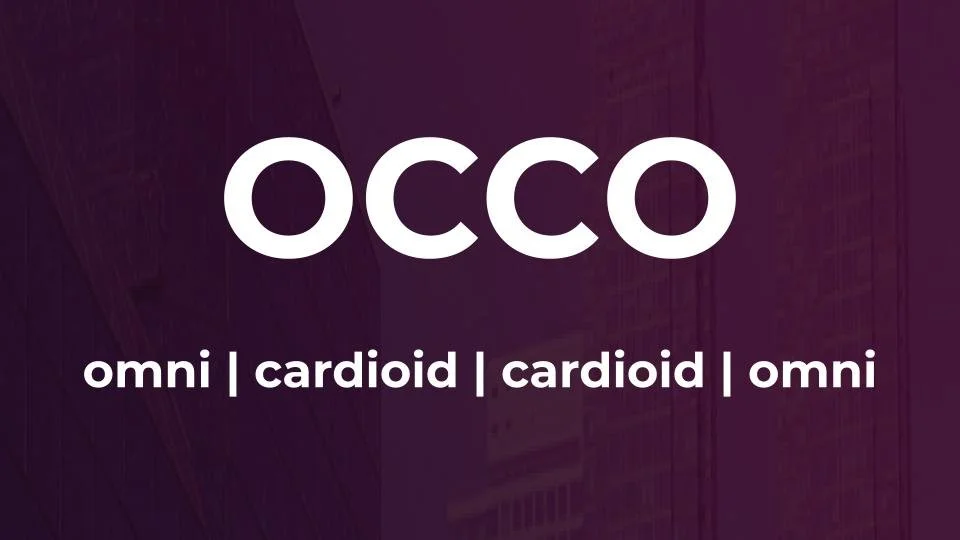 OCCO Stereo Recording Technique — Seeing Sound