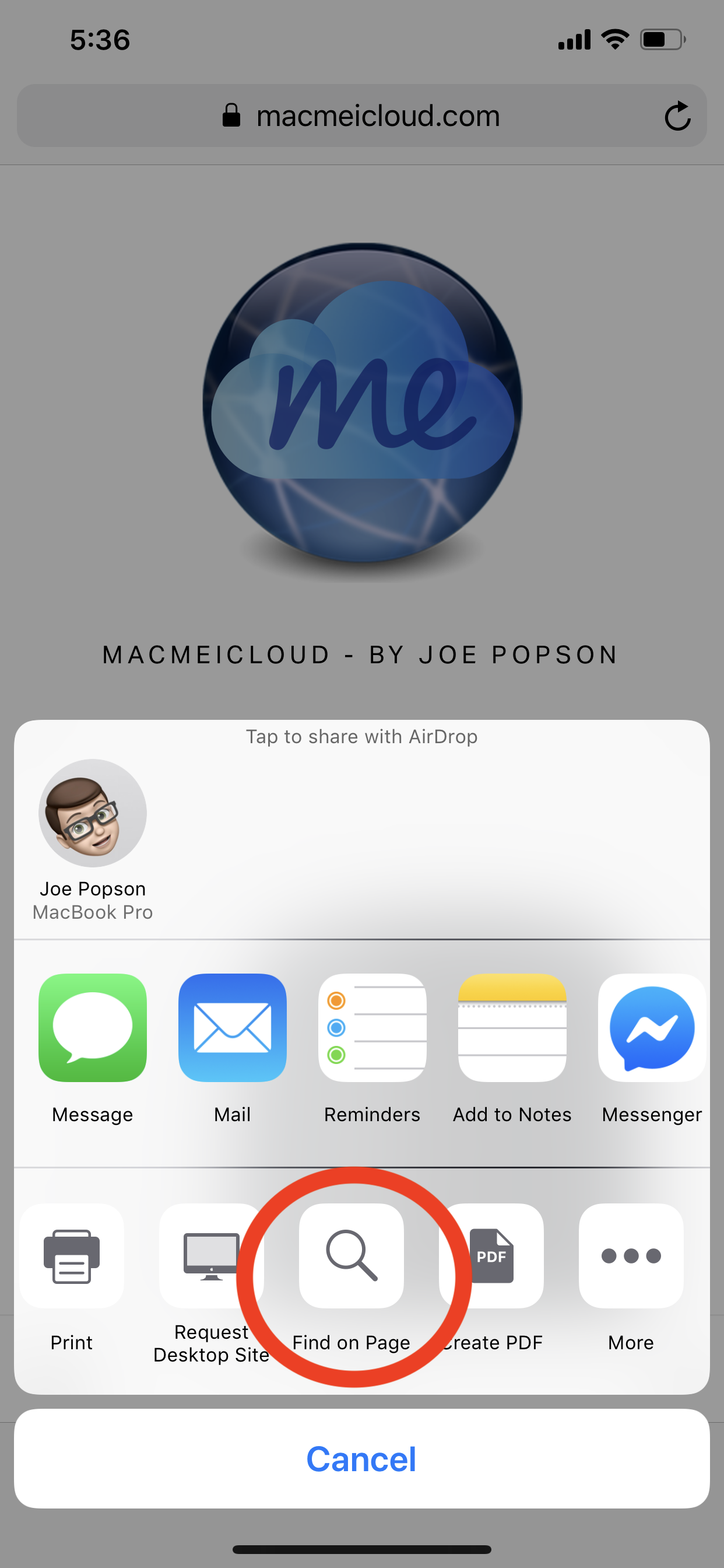 How To Find Specific Words On A Page In Mobile Safari MacMeiCloud