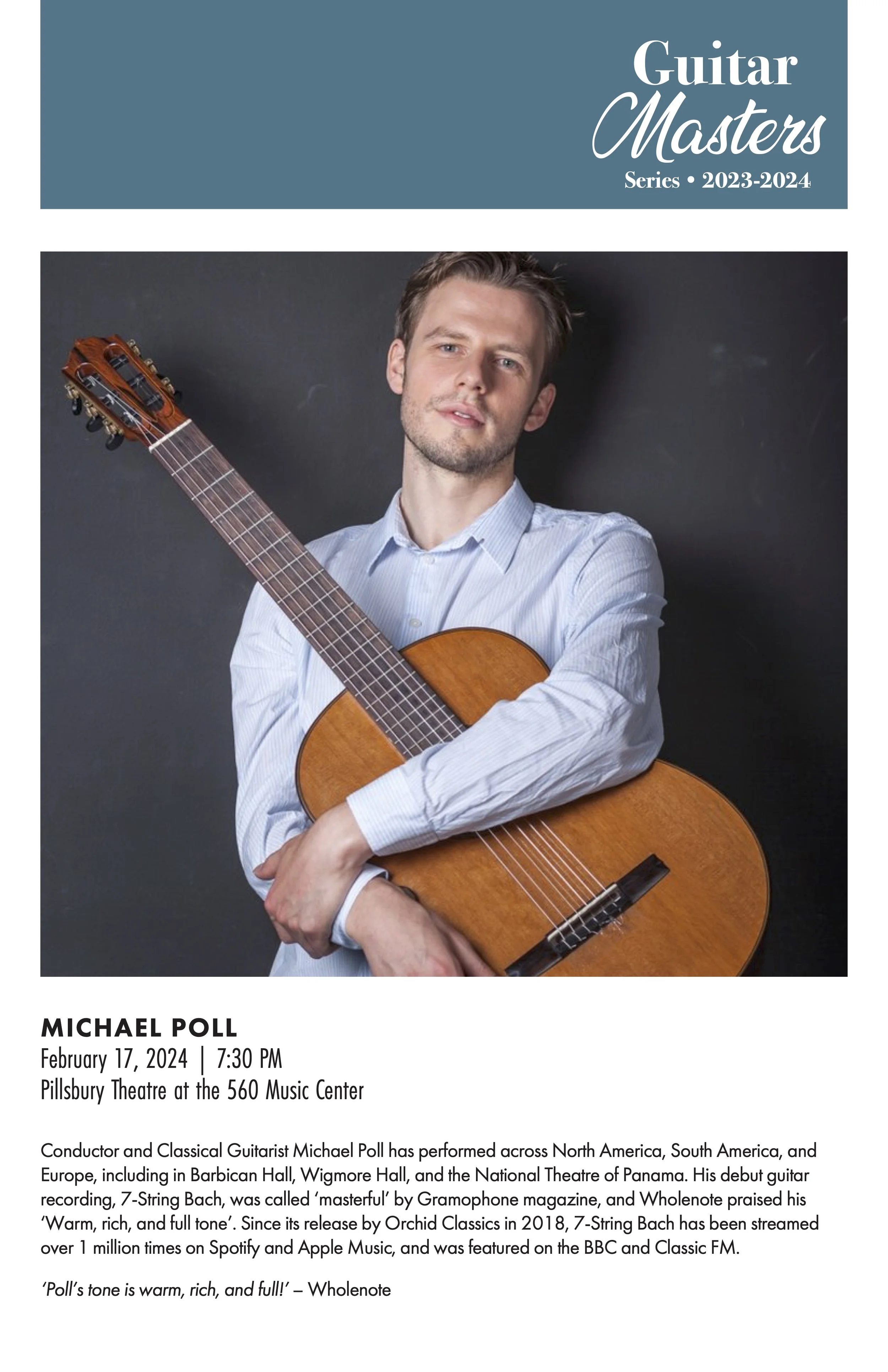 Guitar Masters Booklet — St. Louis Classical Guitar