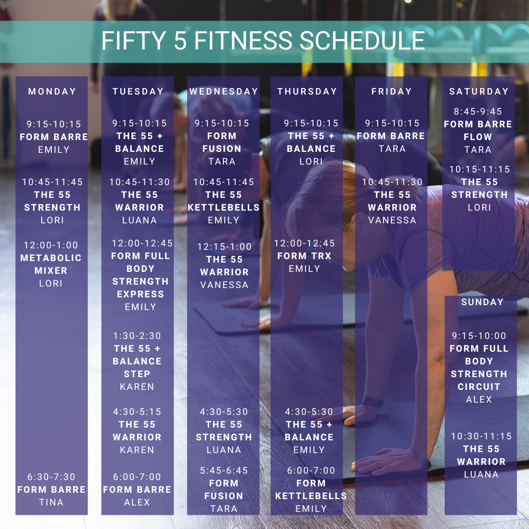 IN-STUDIO CLASSES — Fifty 5 Fitness