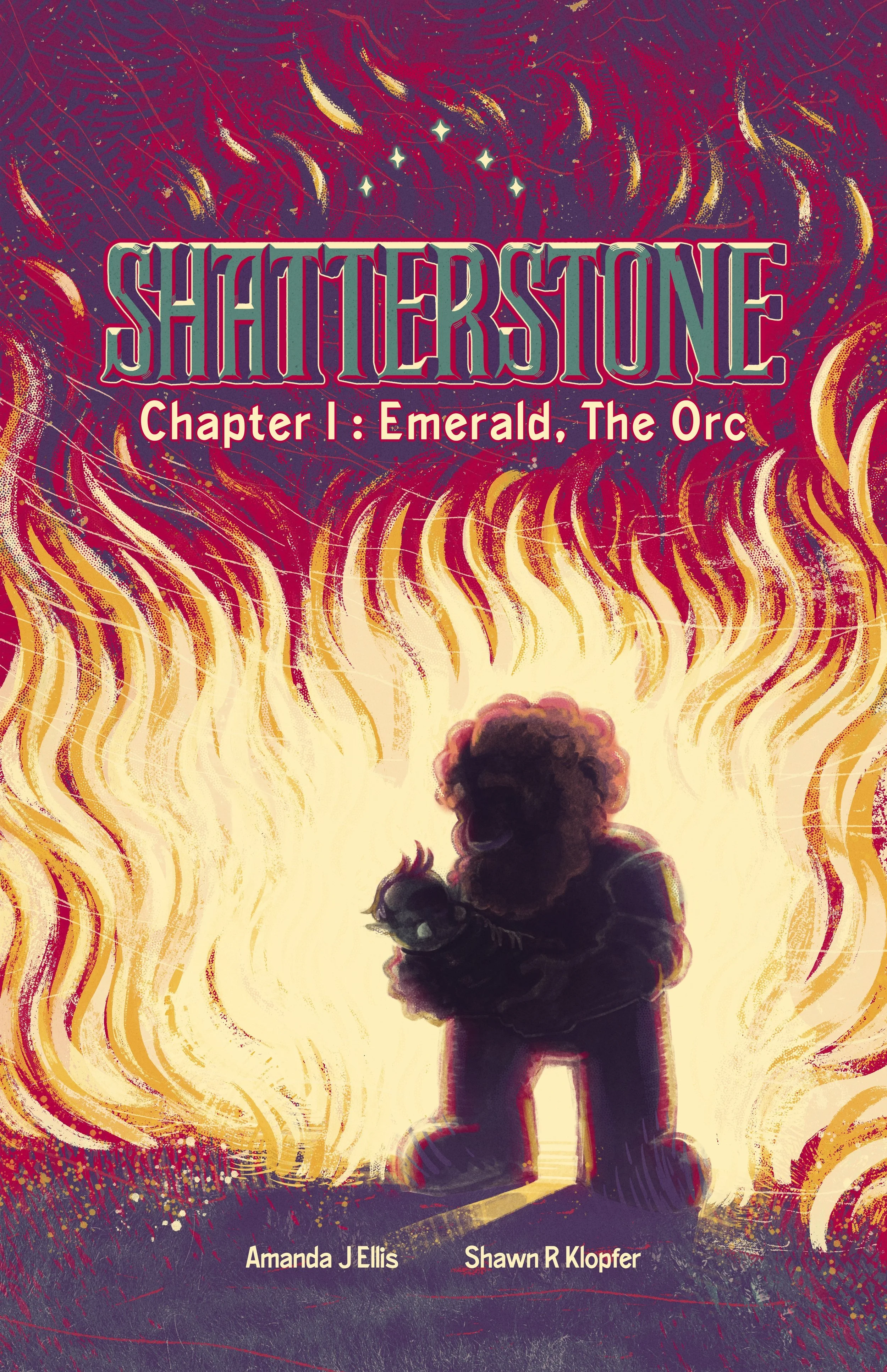 Chapter I: Emerald, The Orc - Cover Art — Amanda J Ellis - Portfolio ...