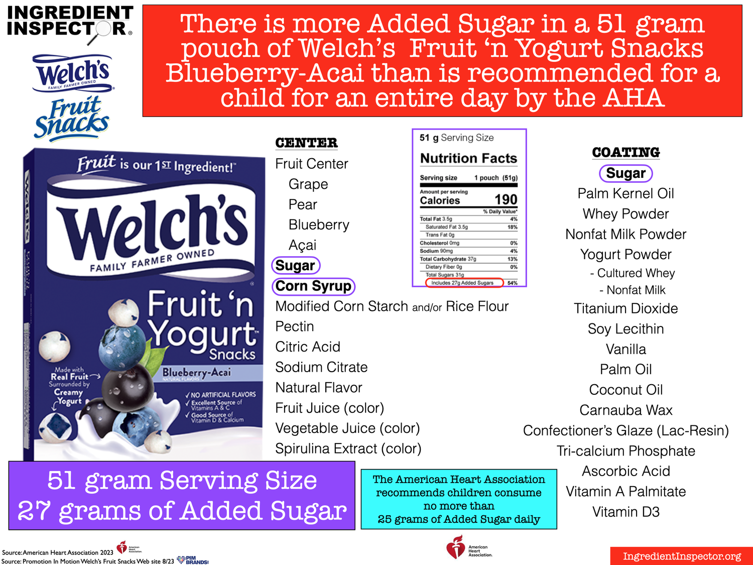 WHAT'S IN WELCH'S FRUIT 'N YOGURT SNACKS? — Ingredient Inspector