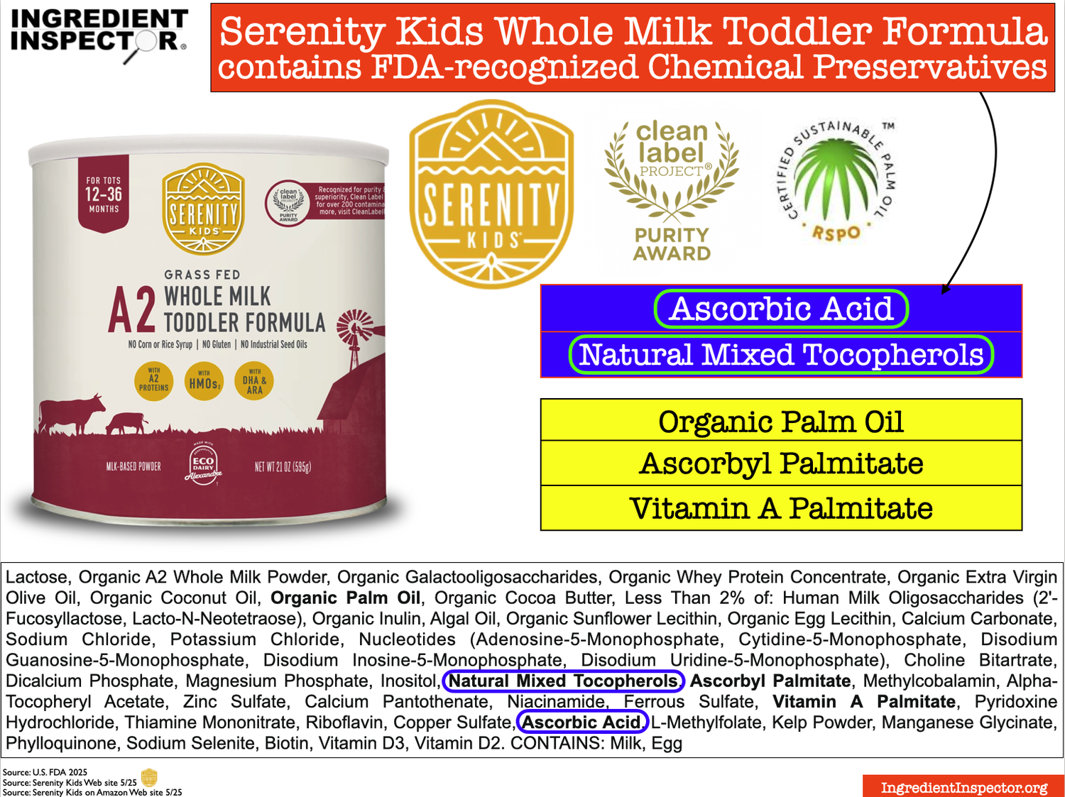 WHAT'S IN BABY FORMULAS? — Ingredient Inspector
