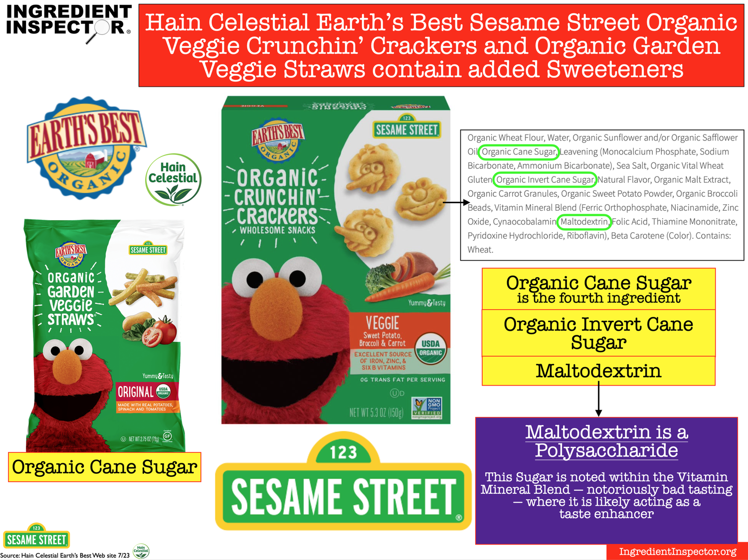 WHAT'S IN EARTH'S BEST BABY FOODS? — Ingredient Inspector