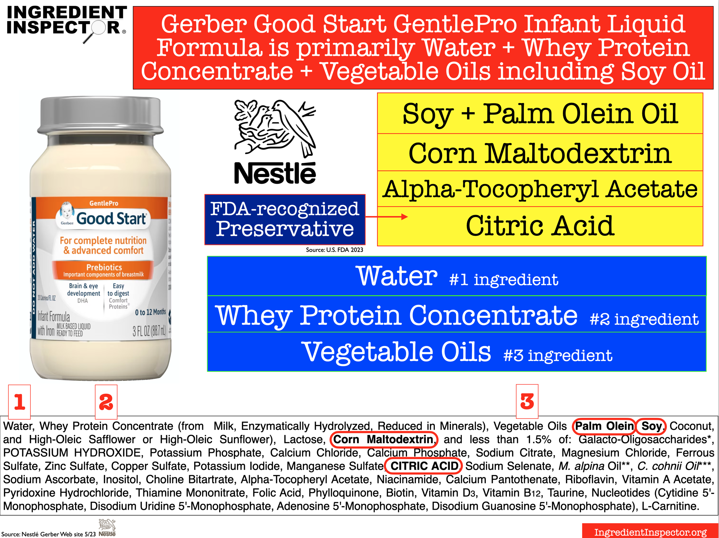 WHAT'S IN BABY FORMULAS? — Ingredient Inspector