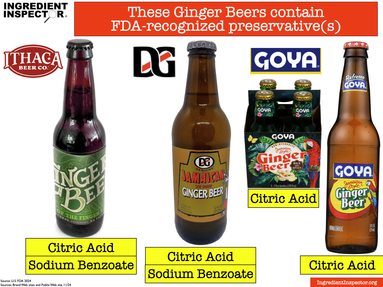 WHICH GINGER BEERS ARE CLOSEST TO HOMEMADE? — Ingredient Inspector