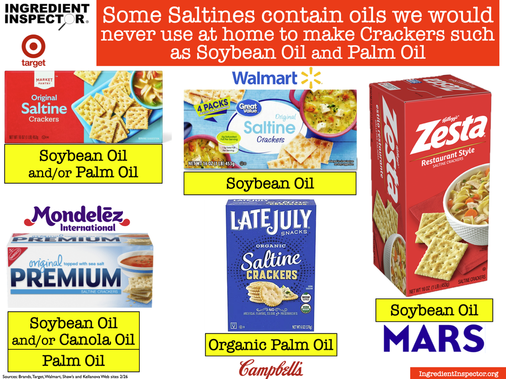WHICH SALTINES ARE CLOSEST TO HOMEMADE? — Ingredient Inspector