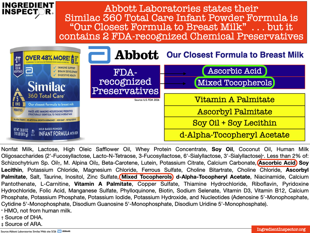 WHAT'S IN BABY FORMULAS? — Ingredient Inspector