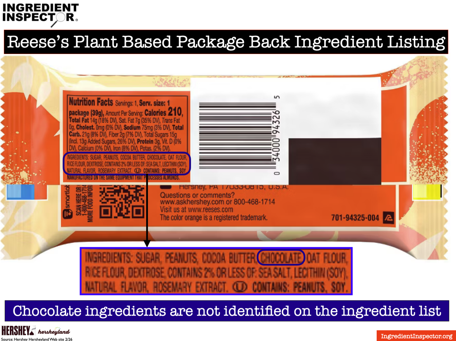 WHAT'S IN REESE'S PLANT BASED? — Ingredient Inspector