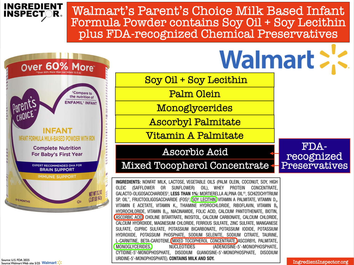 WHAT'S IN BABY FORMULAS? — Ingredient Inspector