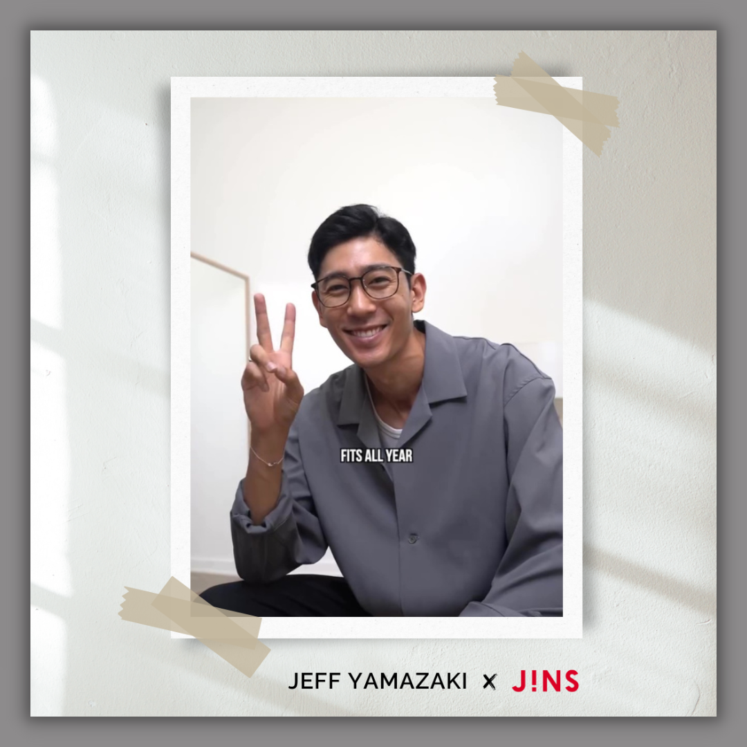 Jeff Yamazaki Highlights JINS Airframe Sunglasses — CLIQUE-NOW