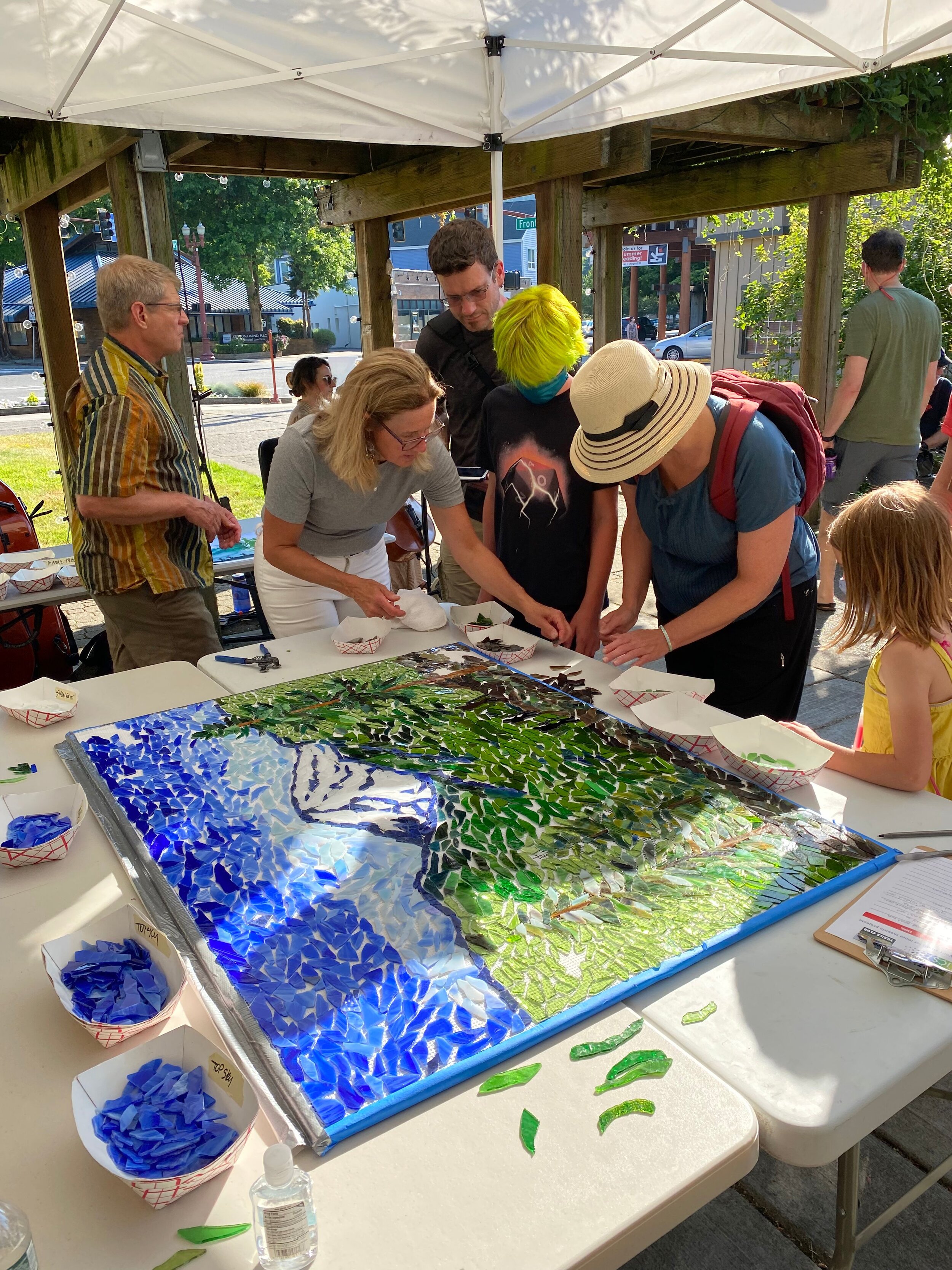Community Mosaic Unveiled in Downtown Issaquah — Issaquah Alps Trails Club
