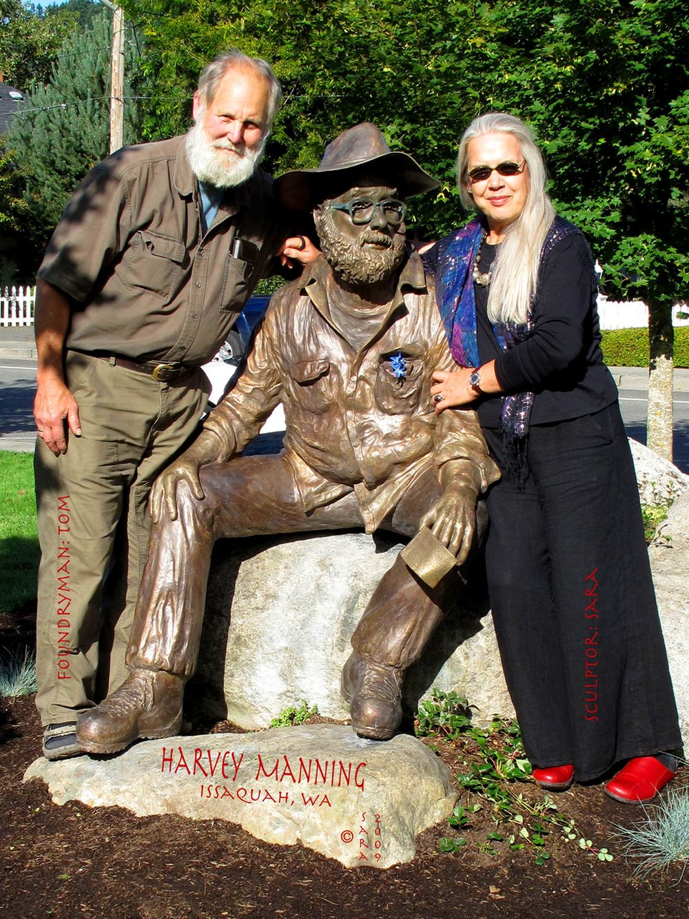 Looking Back: The Harvey Manning Statue Project — Issaquah Alps Trails Club