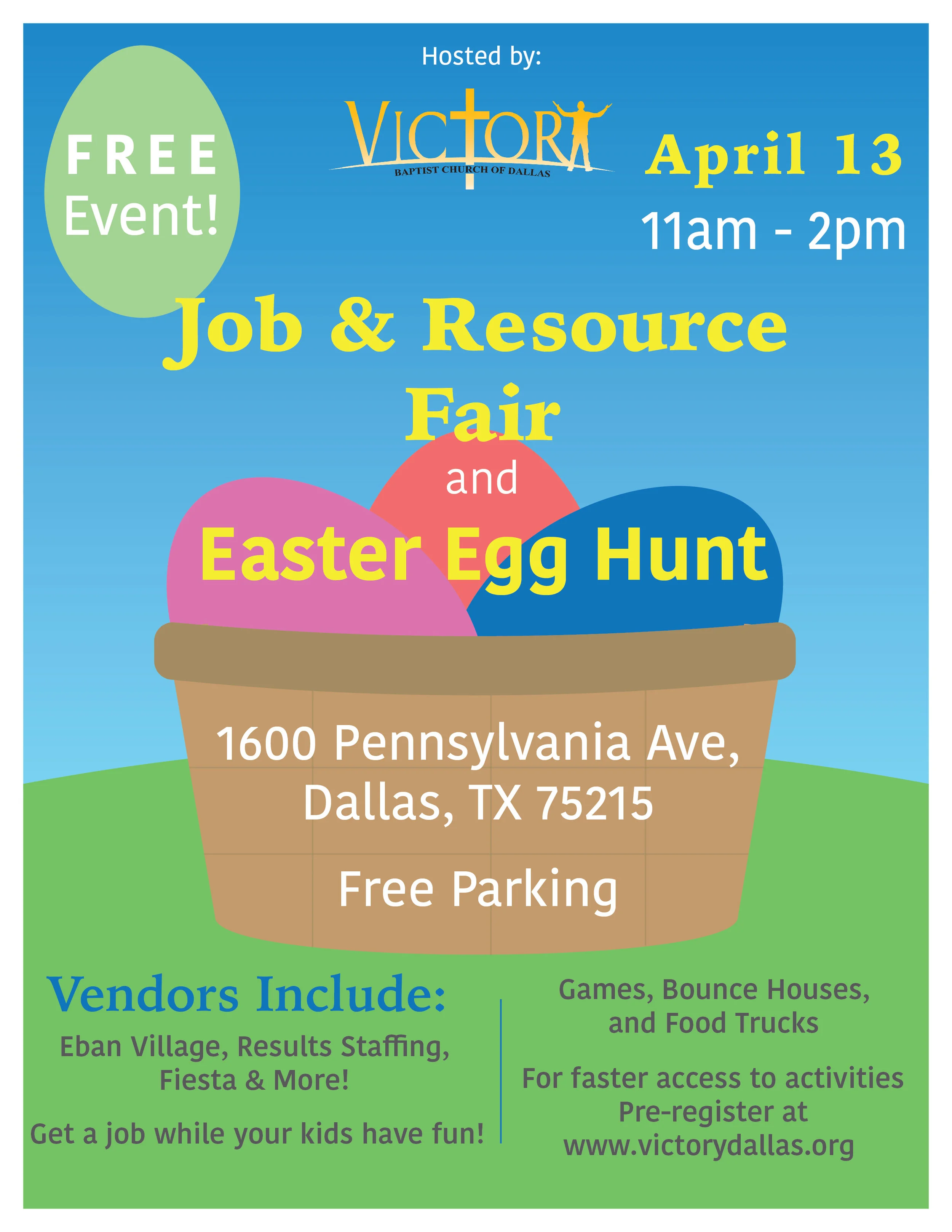 Job & Resource Fair and Easter Egg Hunt Campaign — Kiyana Cherry