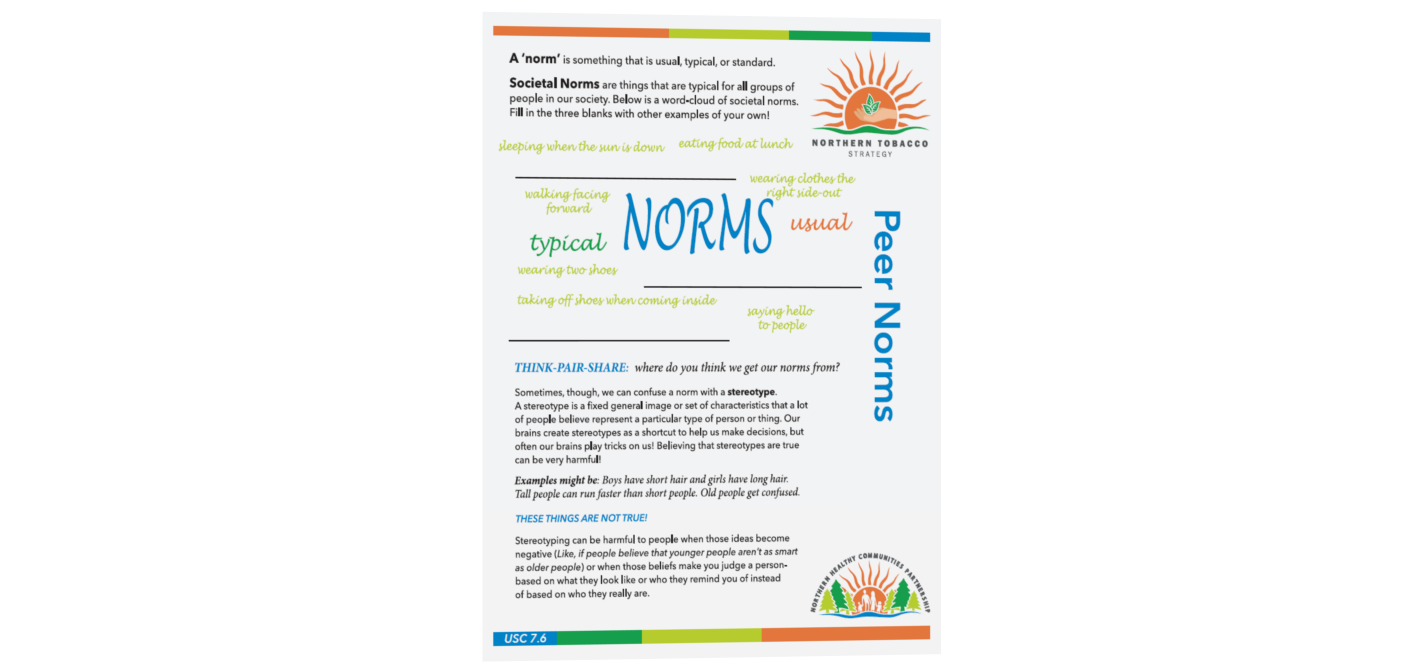 Worksheets — Resources | Northern Healthy Communities Partnership