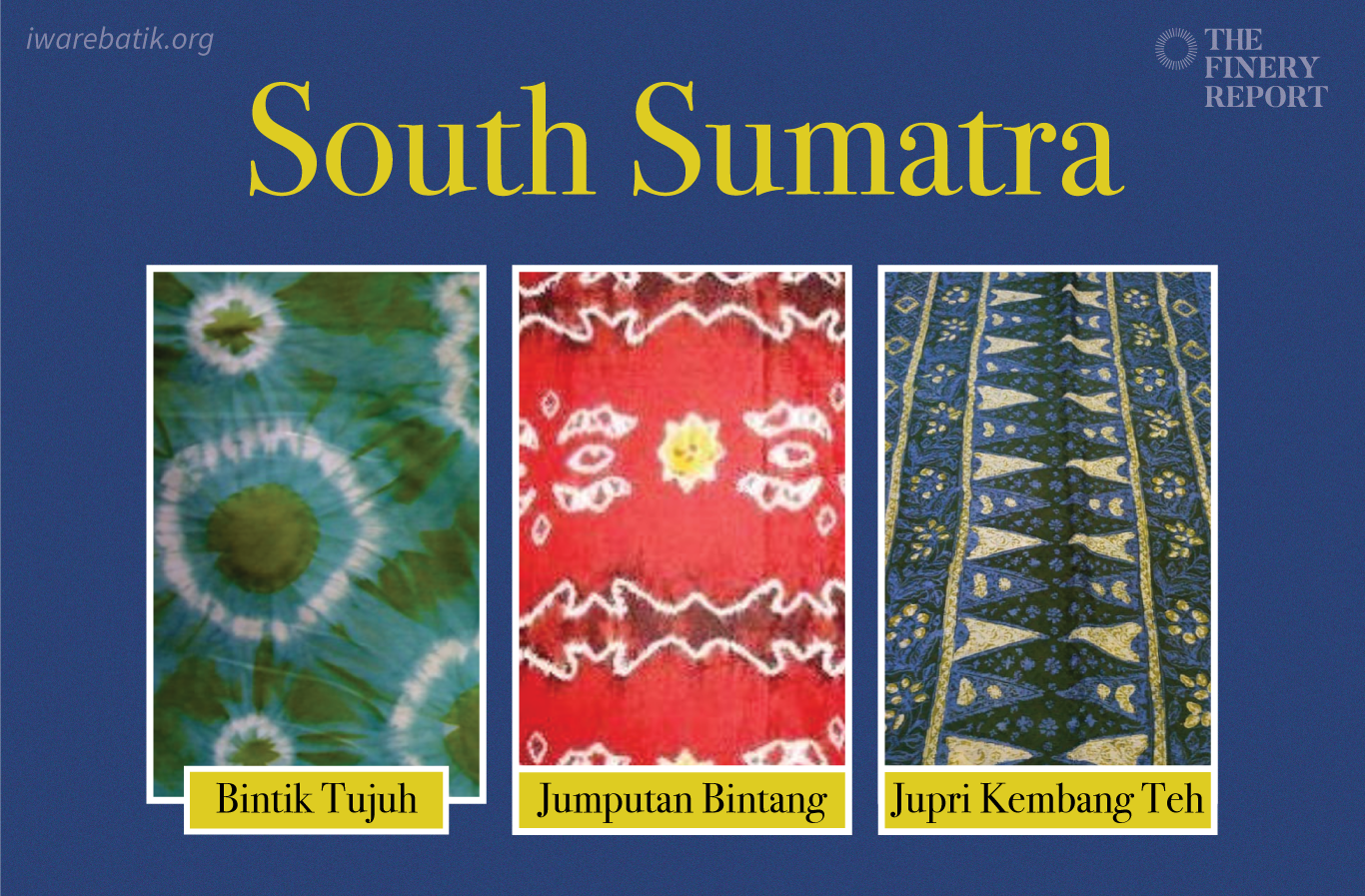 Tracing batik in Sumatra — TFR
