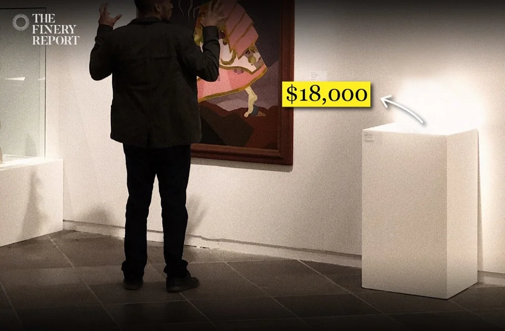 Artist sells invisible art for $18,000 — TFR