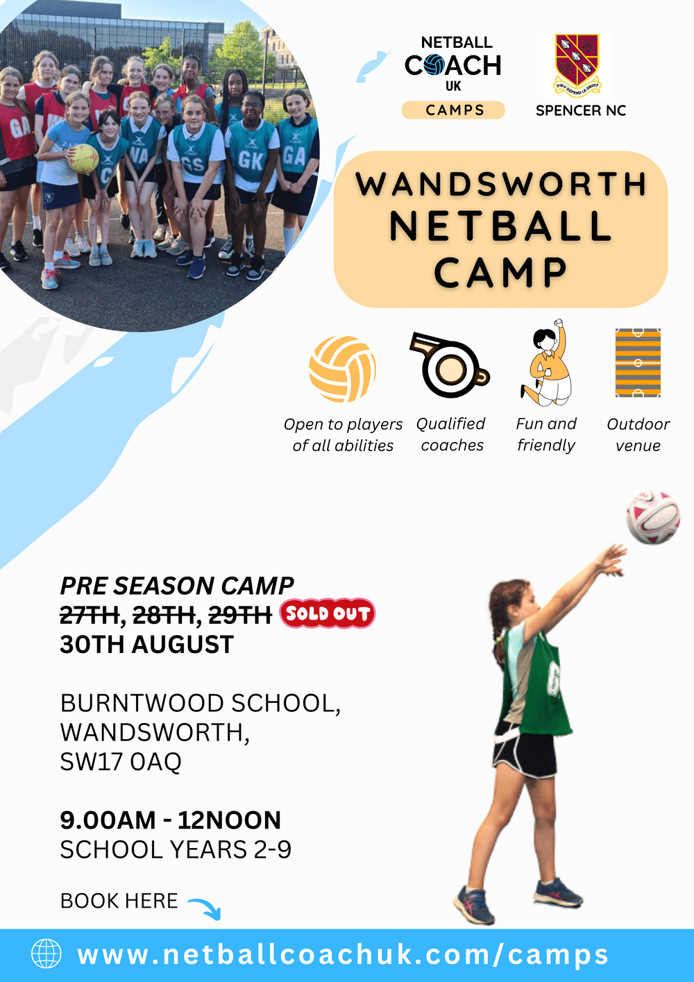 Wandsworth camp — Netball Coach UK